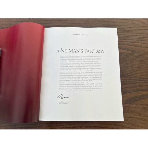 Neiman Marcus | Other | Neiman Marcus A Neimans Fantasy Holiday Book ...